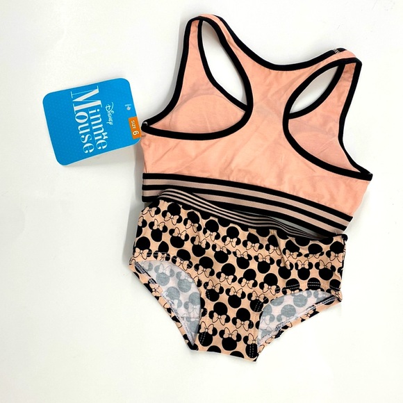 Disney | Matching Sets | Disney Girls Minnie Mouse Bra And Underwear ...